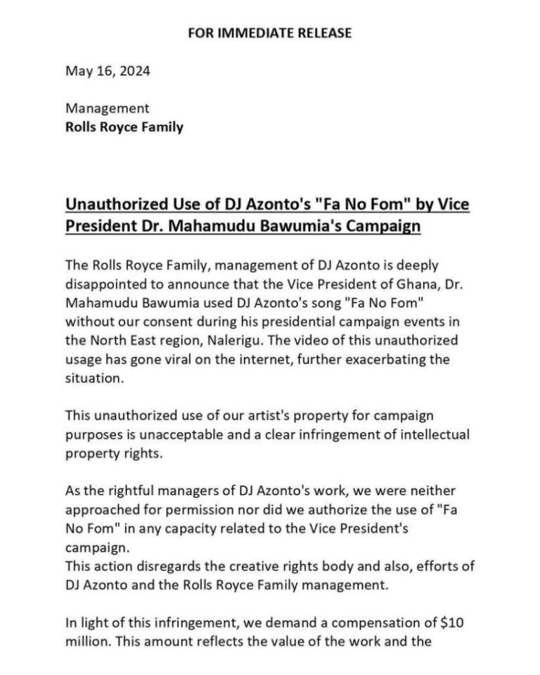 DJ Azonto's $10 Million Demand: What Happened When Bawumia Danced To ...